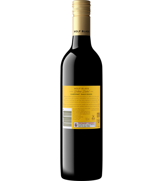 Wolf Blass Yellow Label Cabernet Sauvignon 2022 | Wolf Blass