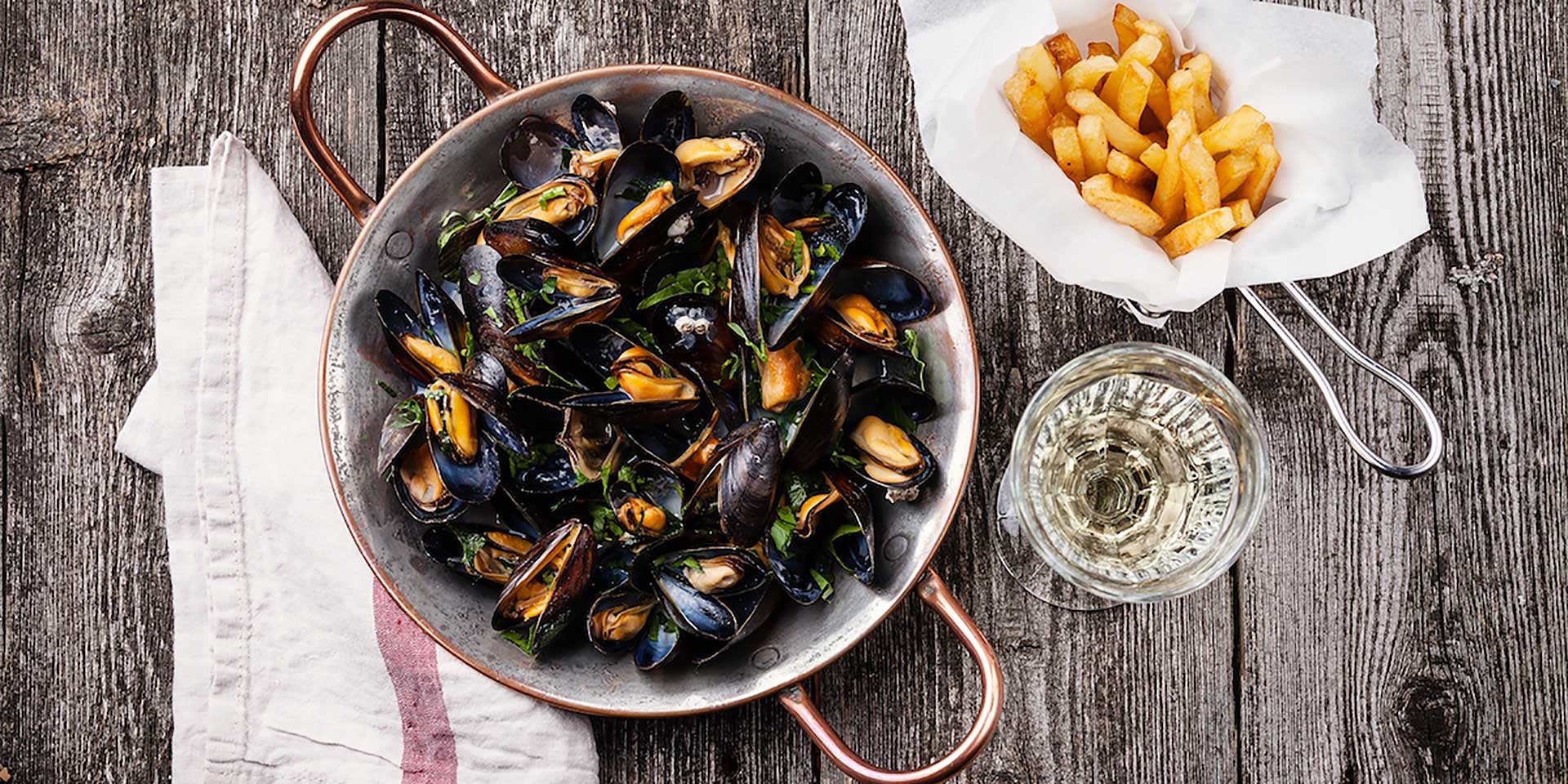 Moules Frites - Wine & Food Recipes | Wolf Blass Wines | Wolf Blass