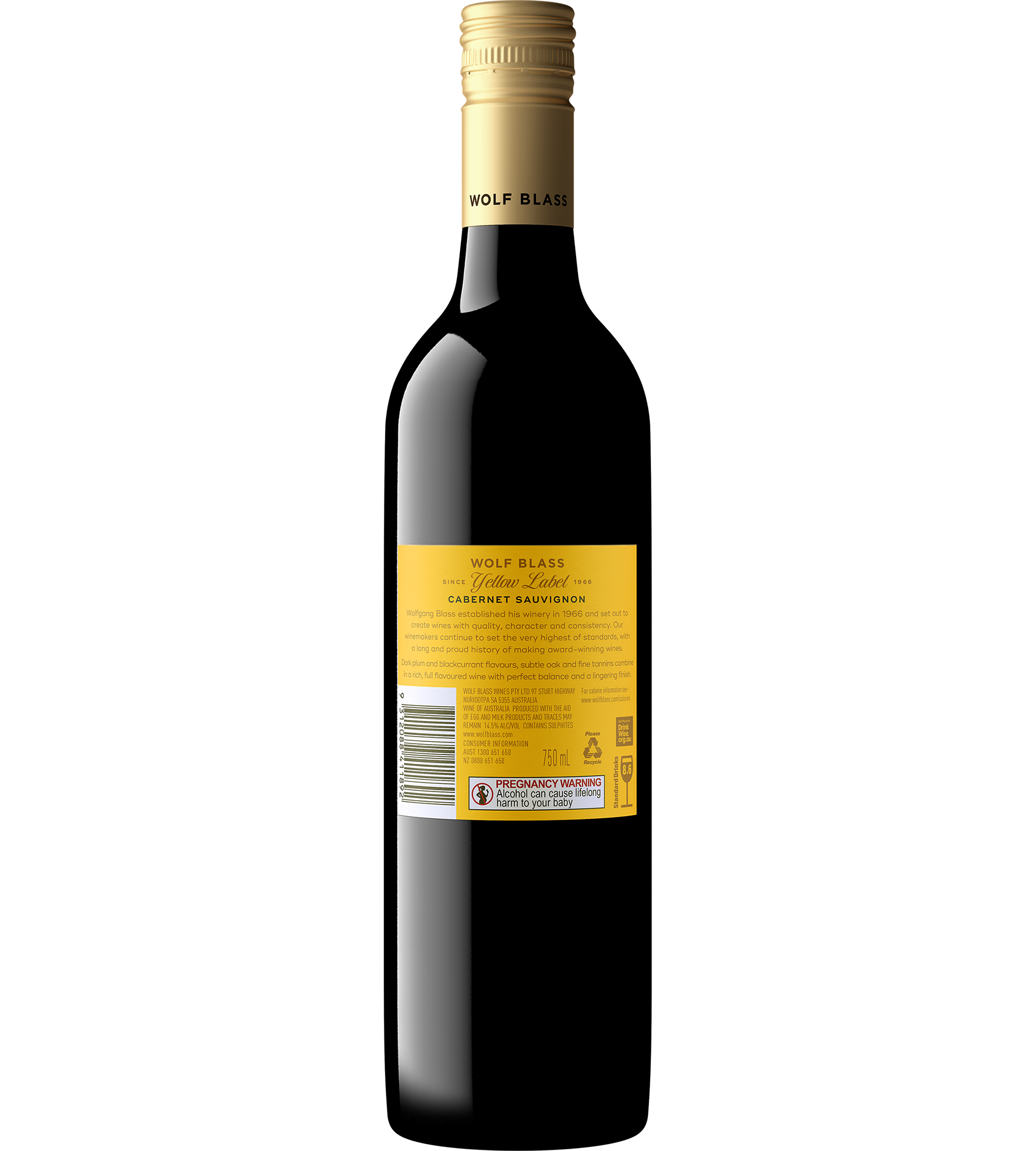 Wolf Blass Yellow Label Cabernet Sauvignon 2022 | Wolf Blass