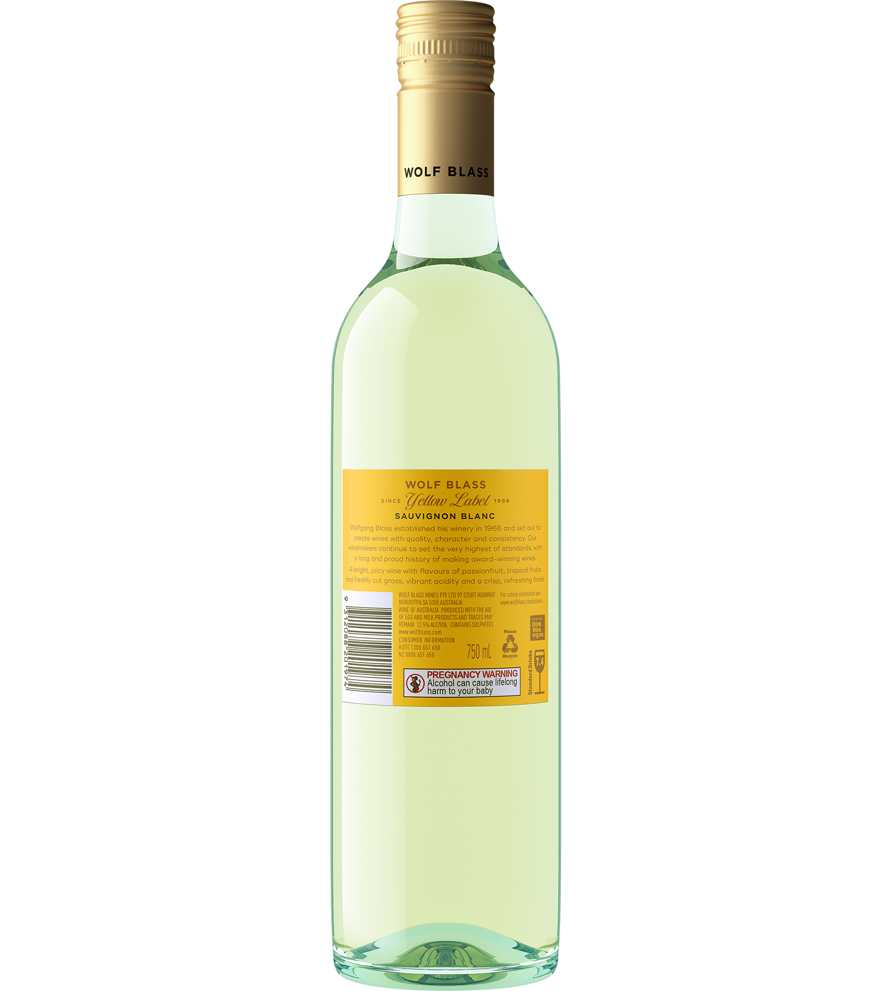 Wolf Blass Yellow Label Sauvignon Blanc 2024 | Wolf Blass
