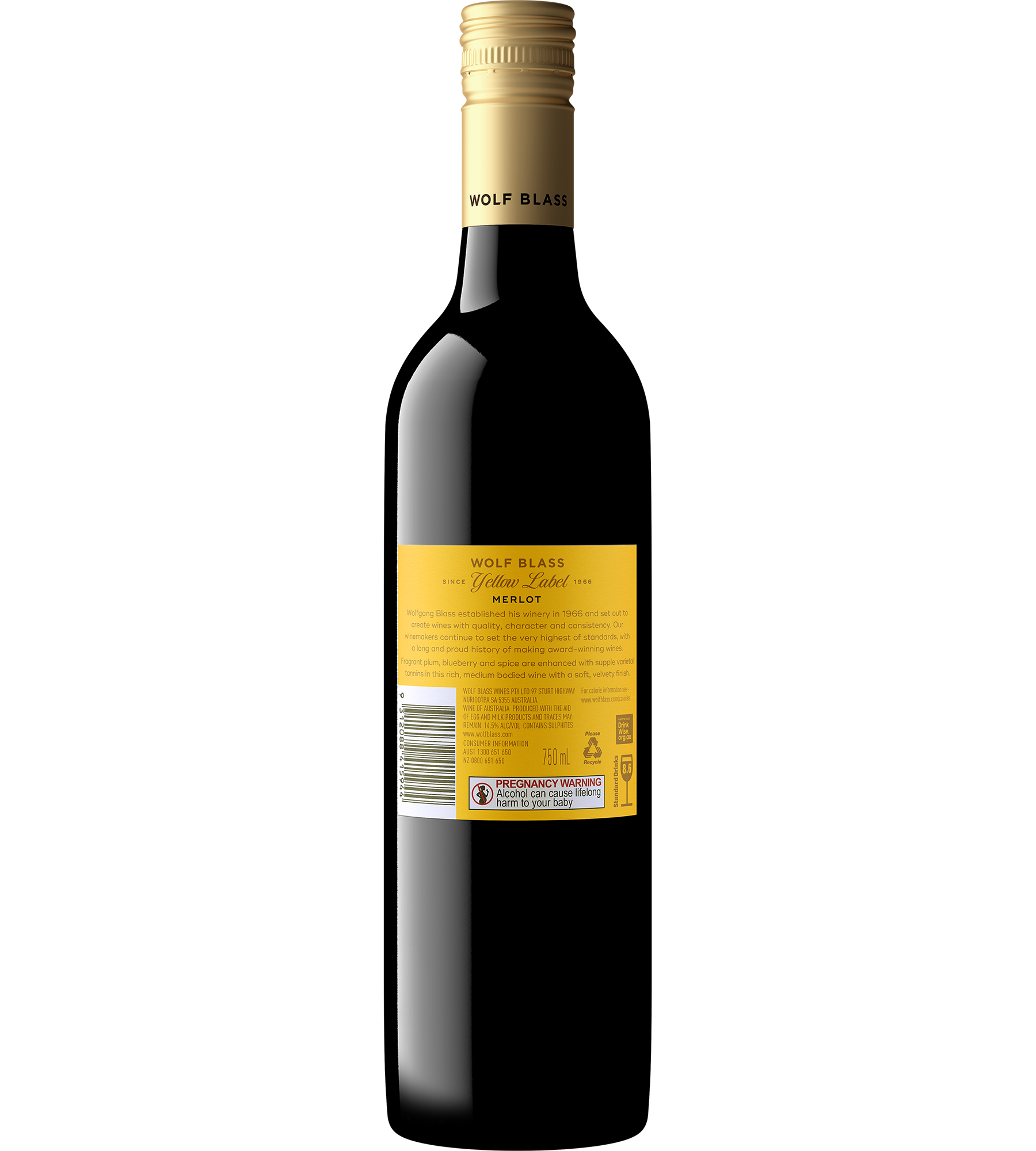 Wolf Blass Yellow Label Merlot 2023 | Wolf Blass