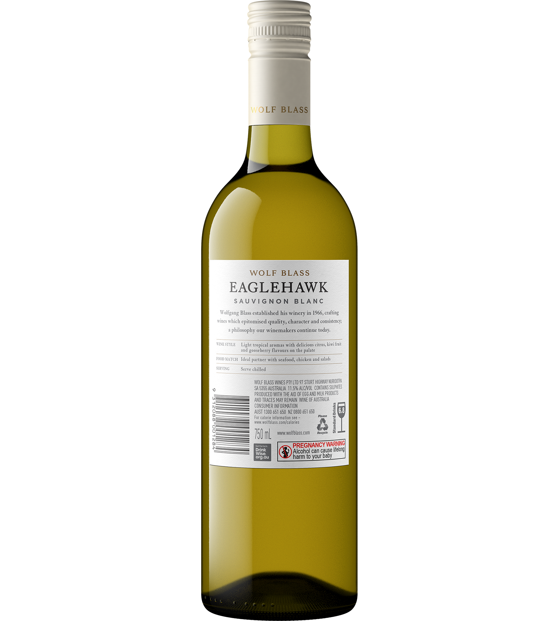 Wolf Blass Eaglehawk Sauvignon Blanc 2023 | Wolf Blass