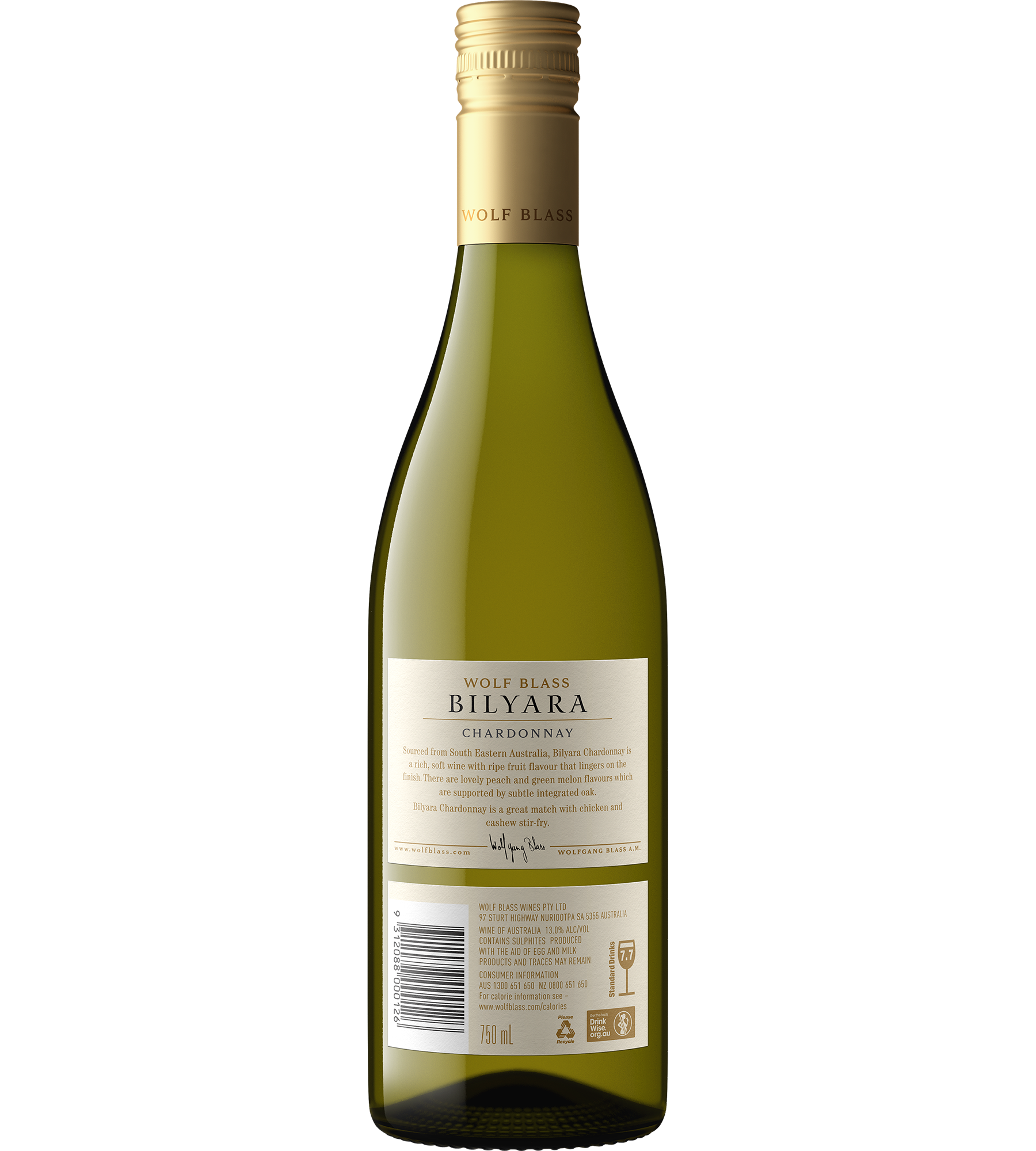 Wolf Blass Bilyara Chardonnay 2023 | Wolf Blass